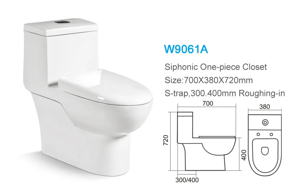 Alibaba House Siphonic One Piece Closet - Buy House,House Toilet,House ...