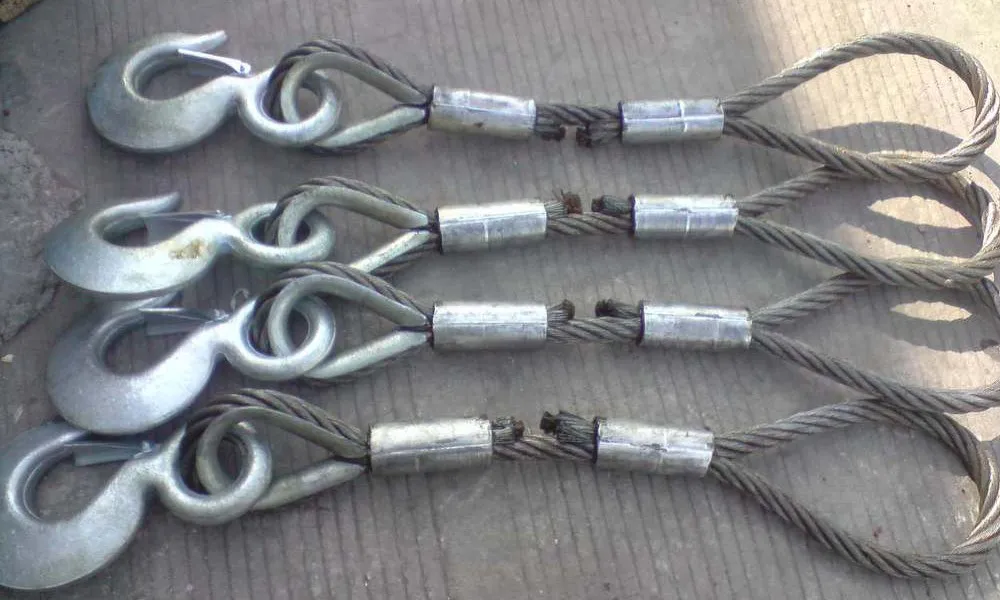 Heavy Duty Steel Wire Rope Sling Assemblies With Safety Facor 5:1 - Buy ...