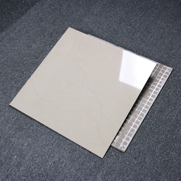 High Glossy 60x60 Cream Ivory Polished Porcelain Tiles