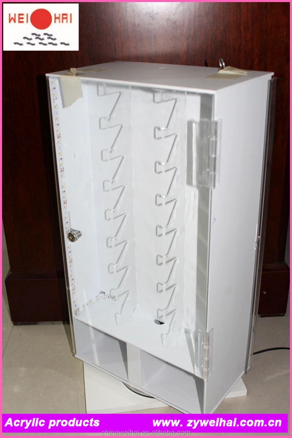 Rotating Acrylic Knife Display Cases - Buy Acrylic Knife Display Cases ...