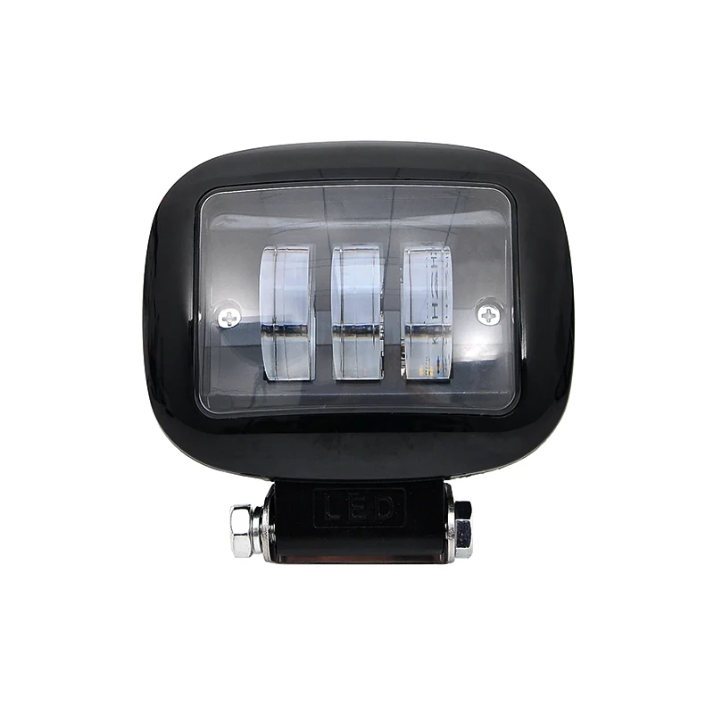 New Spot Red Black Housing 12v 3inch 30w Car 12 Volt Led Truck Work ...