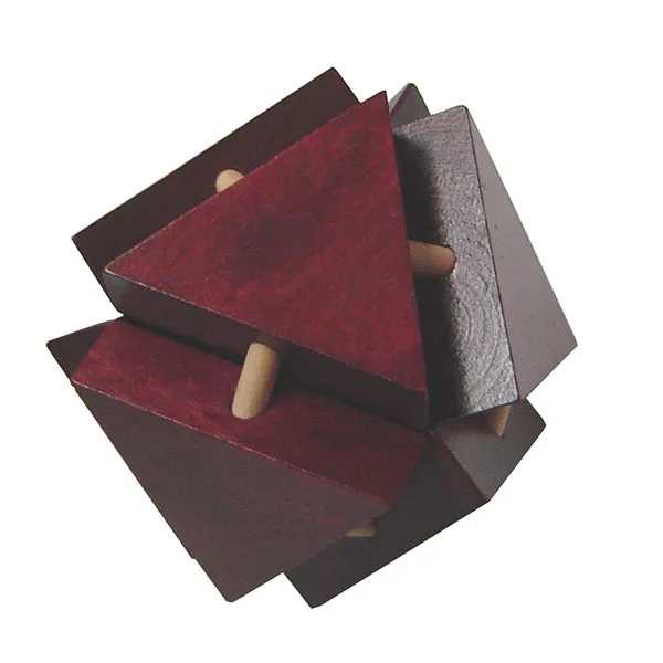 Intelligent 3d Wooden Triangle Ball Interlocking Puzzle - Buy Wooden ...