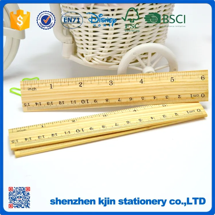 15cm Wooden Rulers With Double Scale 20cm 30cm Ruler For Kids - Buy ...
