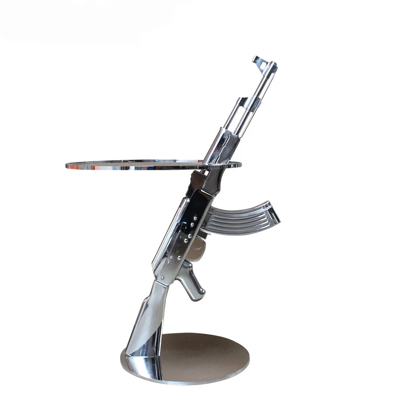 Customization Villa Lounge Furniture Stainless Steel Creativity Ak 47 ...