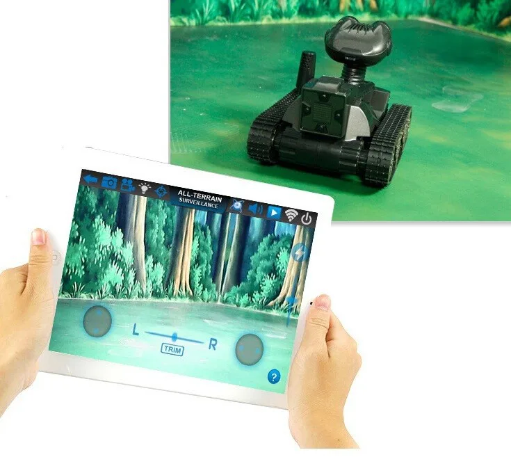 Spy Robot Lt-728 Wifi Control Rc Tank With Camera I-spy Tank Iphone ...