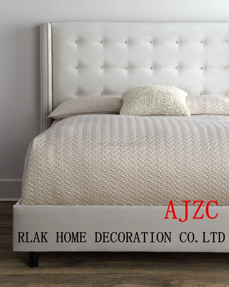 Modern Fabric Double Bed Frame Furniture - Buy Double Bed Frame,Fabric ...