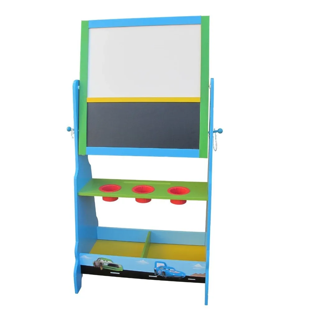 Wooden Painting Board Stand Kids Easel Double Side Drawing Borad - Buy ...