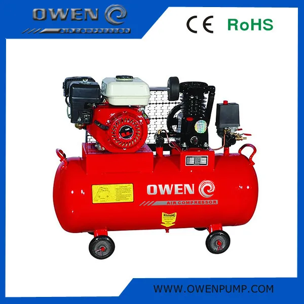 Gasoline Engine Driven Piston Air Compressor 5.5hp - Buy Air Compressor ...