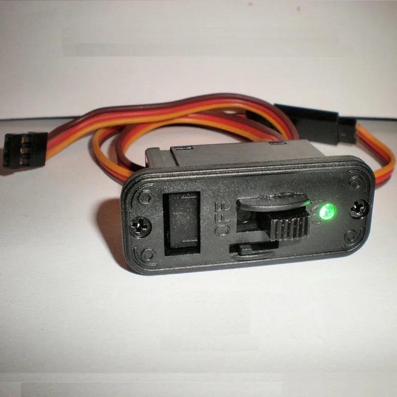 Rc Switch Heavy Duty Led Receiver Battery On Off With Futaba Lead ...