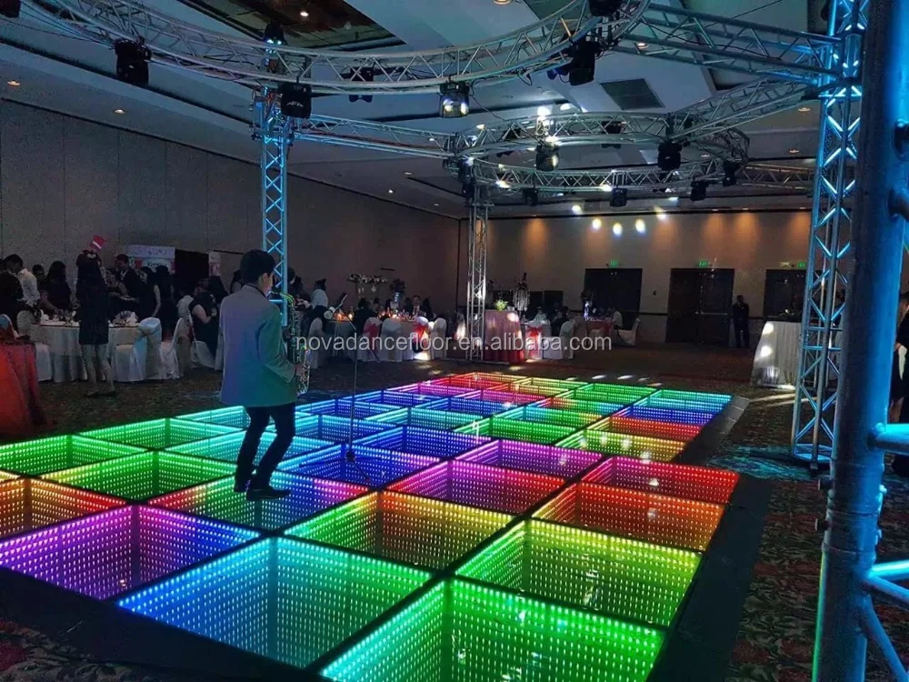 LED Dance Floor - Illusion Panel Mirror Infinity Effect