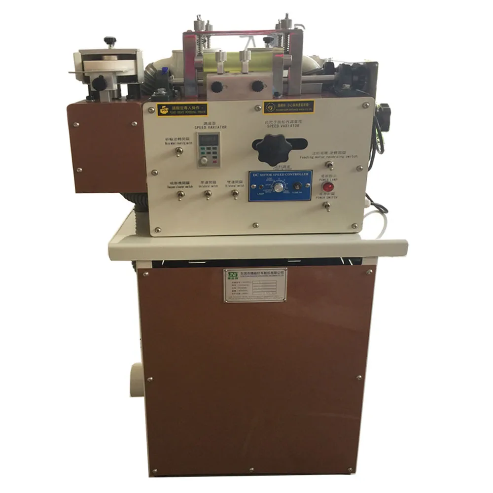 Double-wheeled Leather Belt Edge Grinding Polishing Machine - Buy Belt ...