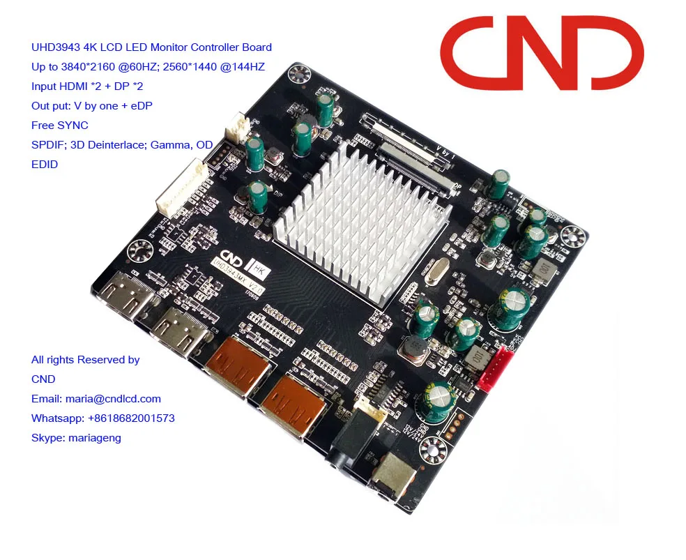 4k X 2k Uhd Single Chip Solution Lcd Board With Fps/rts Game Fuction ...