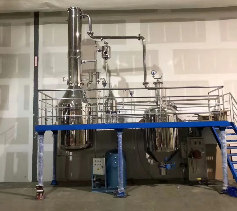 1000l Commercial Essential Oil Distilling Equipment Steam Distillation ...