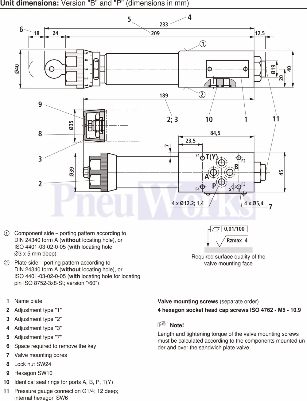 Rexroth Type Zdr Series Hydraulic Pressure Reducing Control Valve - Buy ...