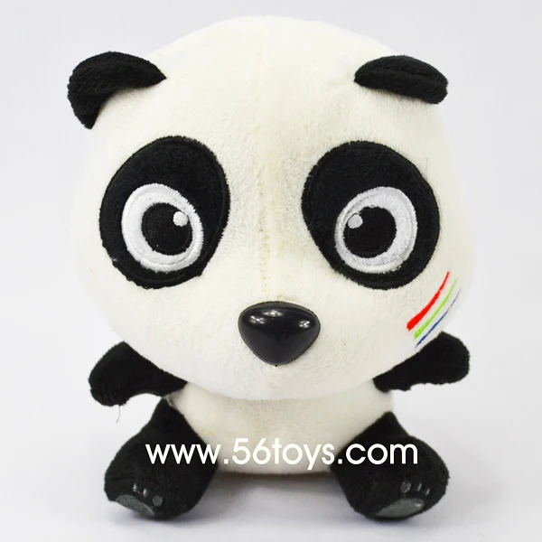 New Product Promotional Fluffy Soft Pink Panda/stuffed Pink Panda/plush ...