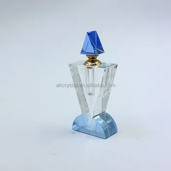 Triangle Shaped K9 Crystal Personalised Perfume Bottle - Buy Custom ...