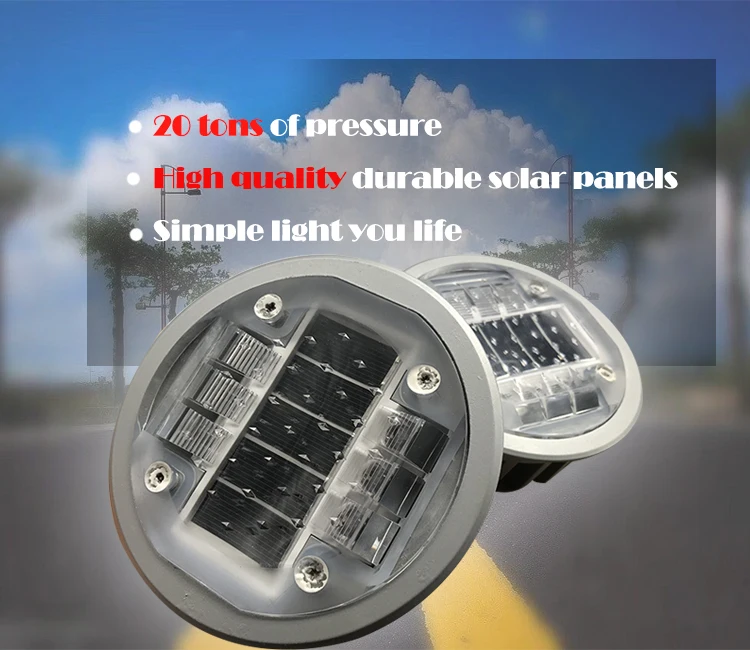 Traffic Blinker Solar Led Ground Light Solar Road Stud Light - Buy Led ...