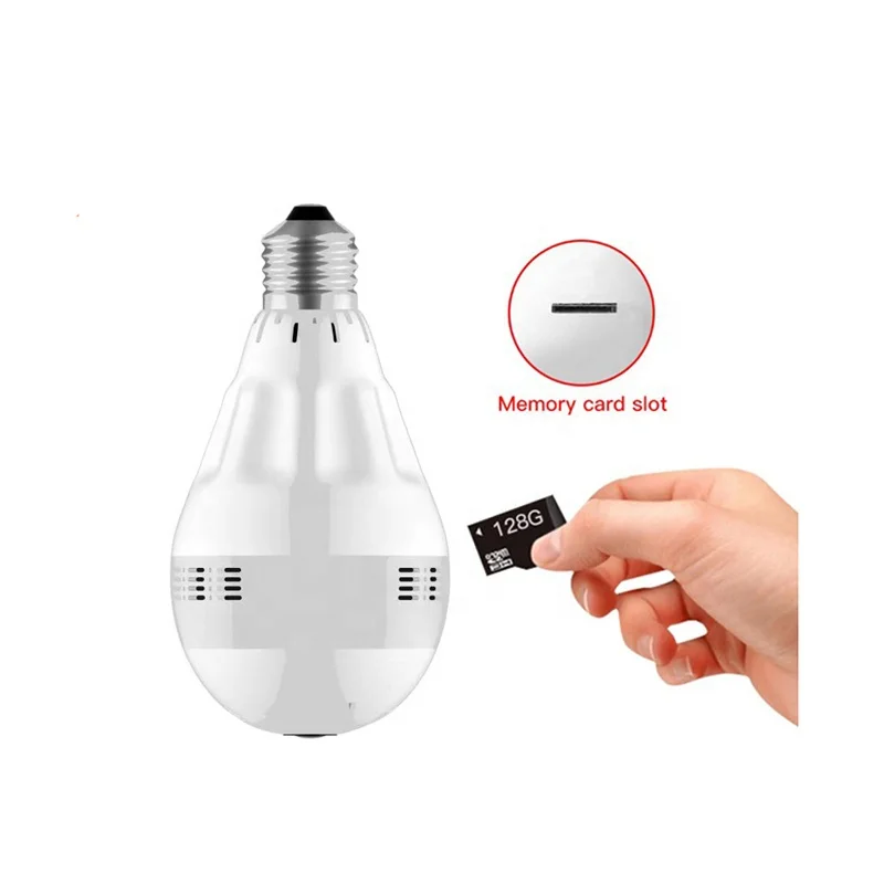 2018 Hidden Bulb Security Wifi Light Bulb Spy Camera - Buy Light Bulb ...