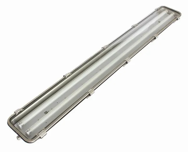 Stainless Steel Ip65 Waterproof Lighting Fixture 2x18w 2x36w 2x58w T8 Fluorescent Or Led Tube ...