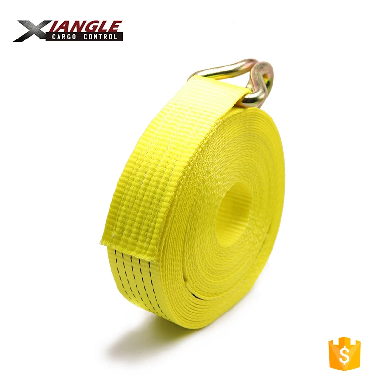 5ton 2" 50mm Truck Loading Belt with Double J Hooks