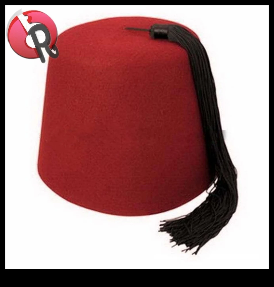 Wool Felt Turkish Hat Prayer Style Pakistani Topi Costume Made Fez Hat ...