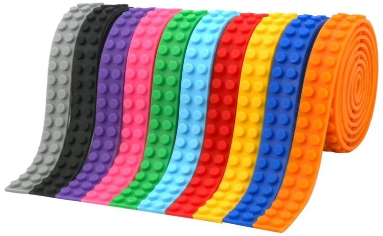 Educational Cuttable Silicone Soft Kids Building Block Tape - Buy ...