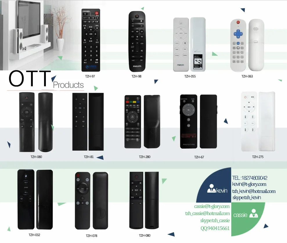 Mini Universal Led Remote Control With Ultrathin Remote Control - Buy ...