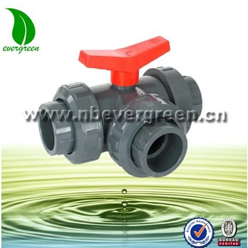 6 Inch Pvc 3 Way Ball Valve - Buy Three Way Valve,Plastic Ball Valve,4 ...