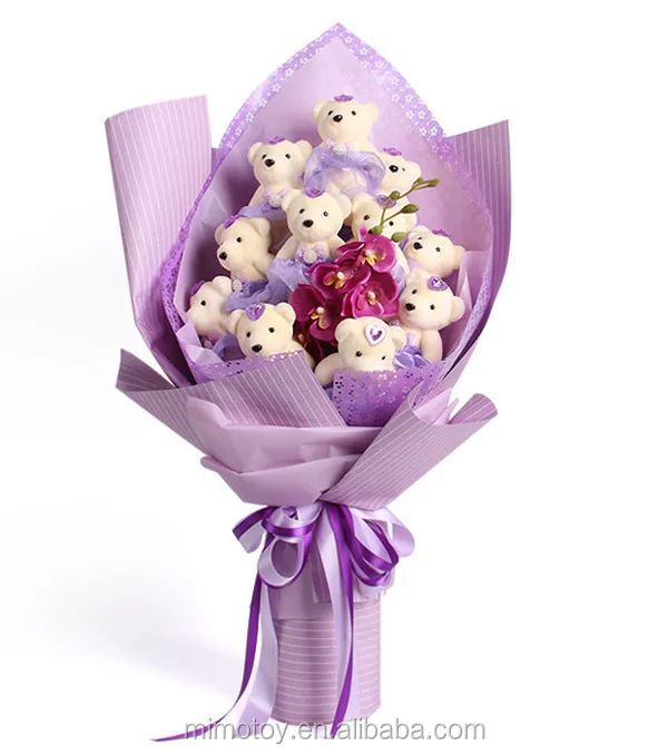 Wedding Bride Girl Doll Bouquet Soft Toys for Lover LOW MOQ Valentine ...