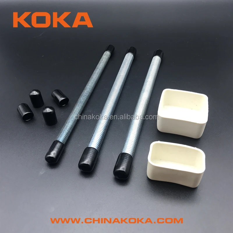 Gas Pipe Plastic PVC Threaded Rod End Caps - Durable & Customizable