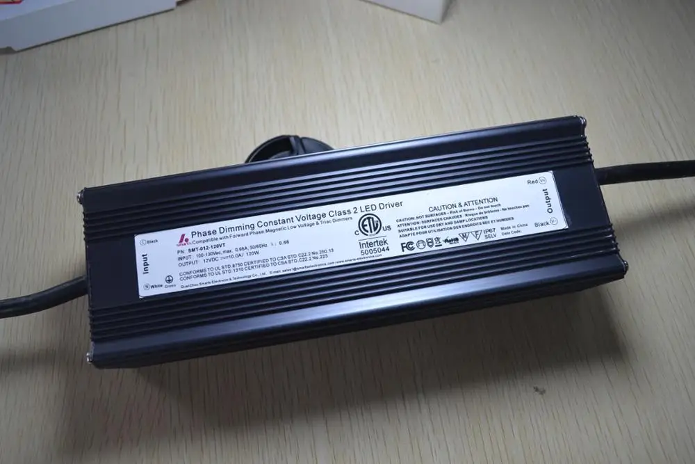 Intertek Led 110v/220v 36v Dc Transformer 120w Triac Constant Voltage ...