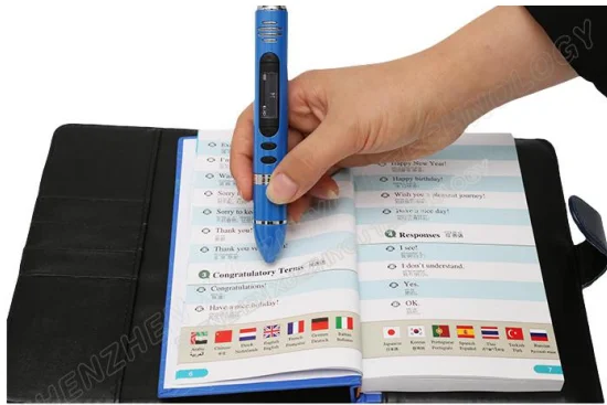 Digital Travel Book Smart Audio Pen Talking Global Pen 14 Languages ...
