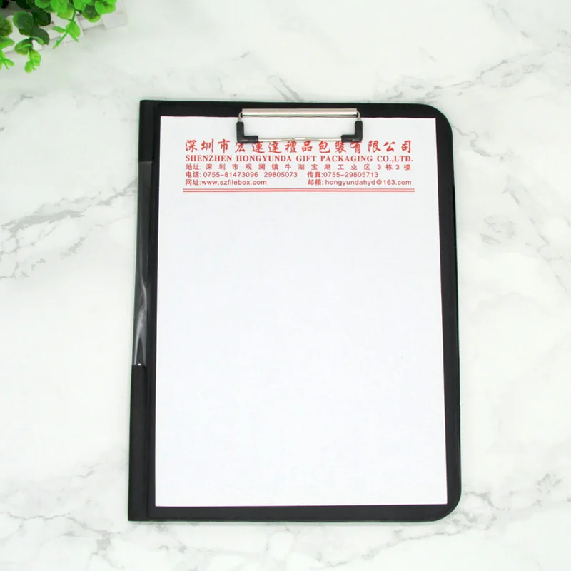 A4 Double Size Clip Board Folding Clipboard Plastic File Clipboard With ...