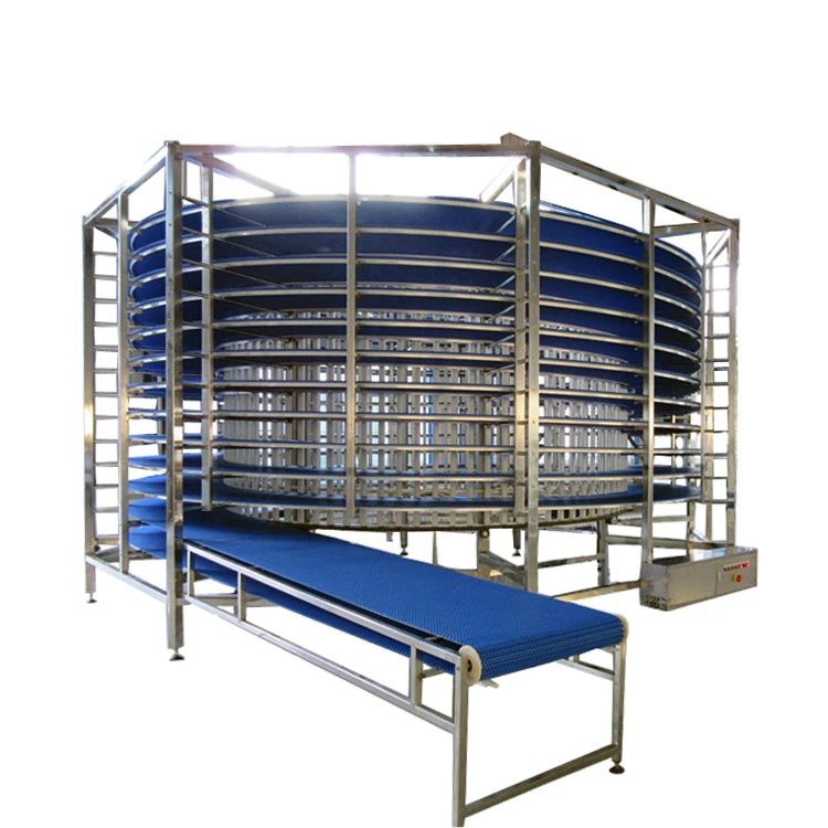 Customized One-Station Service Spiral Cooling Tower for Toast Bread