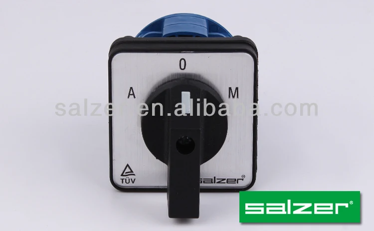 Salzer Sa16 Auto Manual Changeover Switch 16 Amp A-o-m 2 Pole 61026 ...