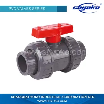 Factory Supply Pvc/upvc 1/2" True Double Union Ball Valve - Buy Double ...