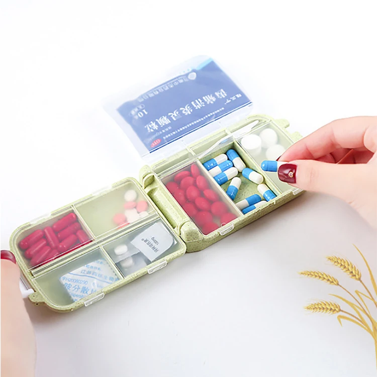 Portable Mini Pill Box Case Medicine Boxes 3 Grids Travel Home Medical ...