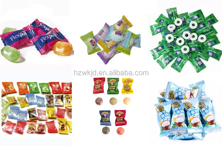 자동 베개 Sachet 과일 Hard Candy] 랩핑 기계 두리안 Candy 포장 기계 와 Auto Feeding 판 ...