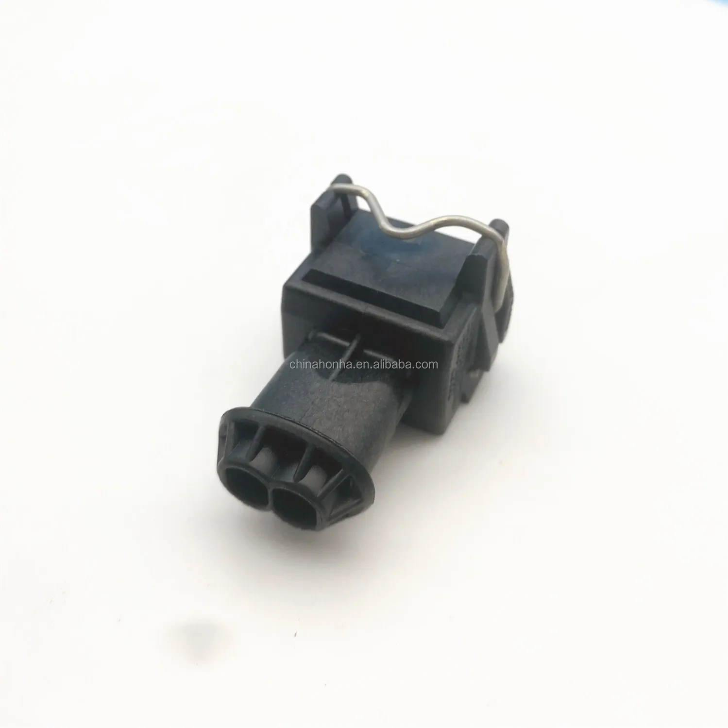 Inyector de combustible mujer negro 2 Pin Auto vivienda conector del ...