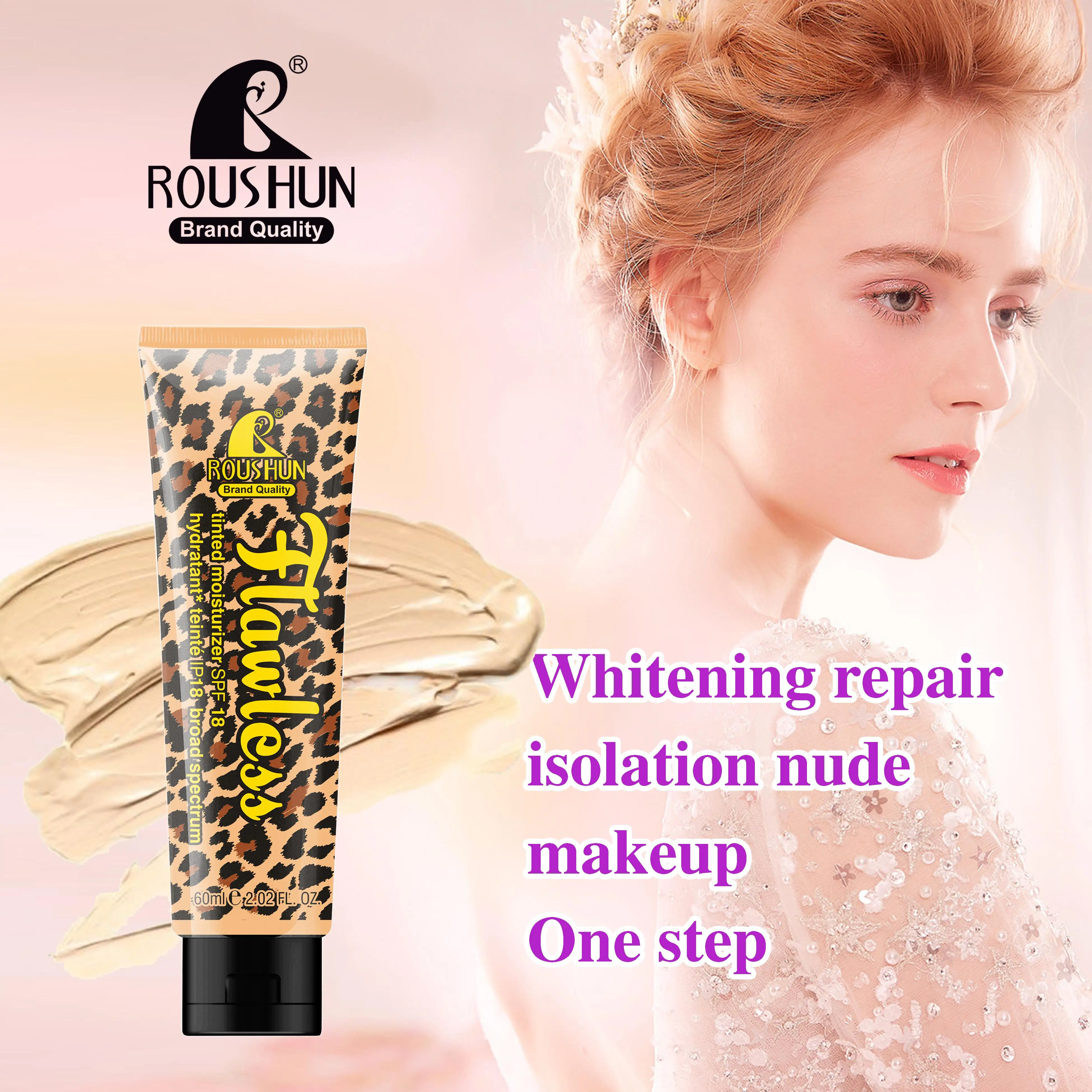 ROUSHUN Base Makeup Sunscreen - SPF 18 Radiant Finish