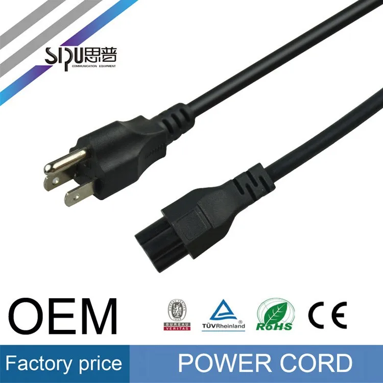 Sipu High Quality Usa Plug 3 Core Power Cable For Pc Laptop Wholesale ...