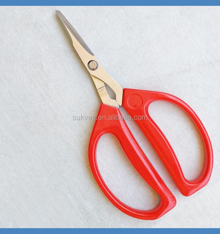 6" Stainless Steel Professional Grape Pruning Scissors With Soft Pvc ...