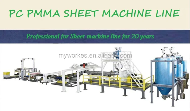 Polycarbonate Plastic Film Producing Production Manufacturing Machine ...