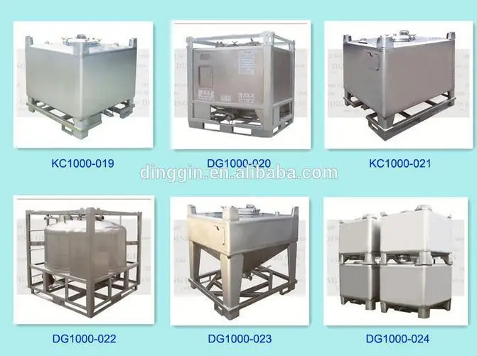 Stackable Stainless Steel Intermediate Bulk Container/ibc Tote Tank ...