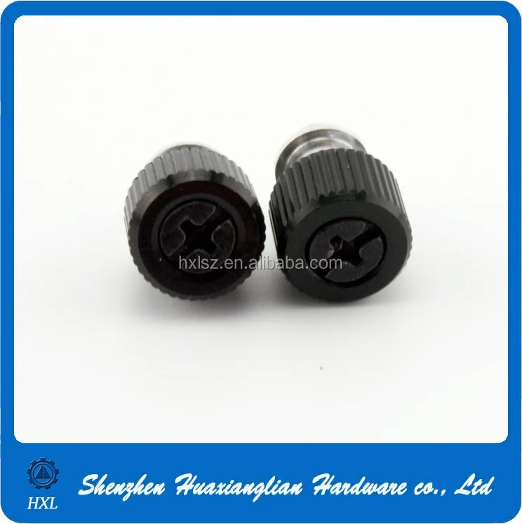 Straight Knurled Knob PF11-M3-0-CN - Captive Screw Fasteners