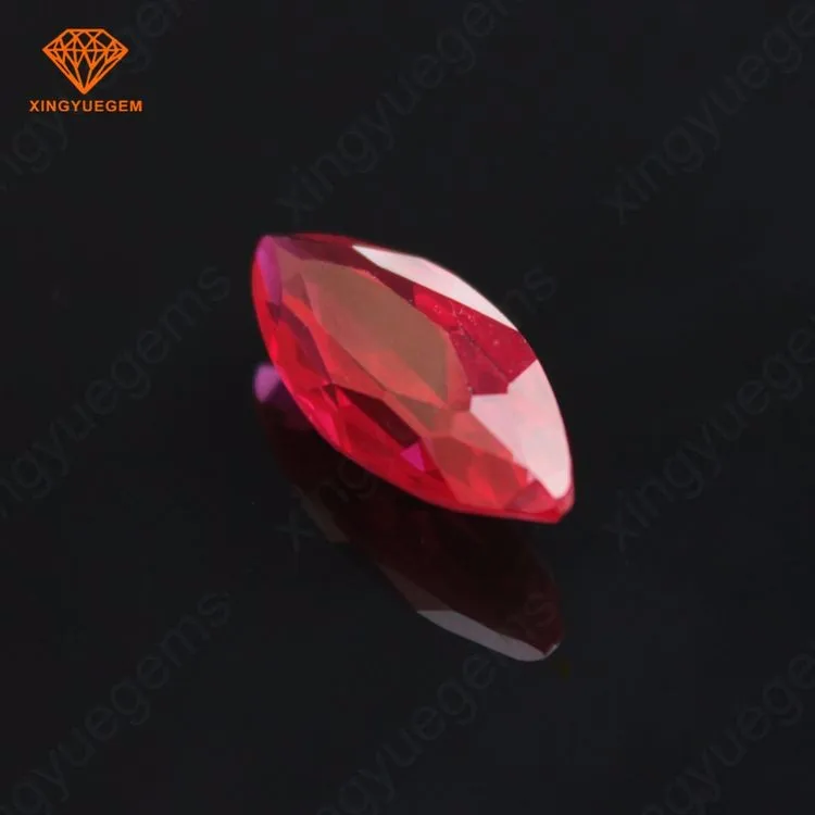 Top Quality Marquise Diamond Cut Red Ruby Gems Bangkok Ruby Prices Per ...