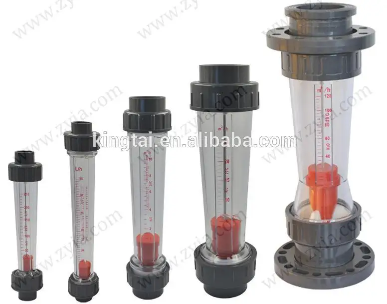 Plastic Tube Pvc Variable Area Flow Meter,Water Flowmeter (rotameter ...