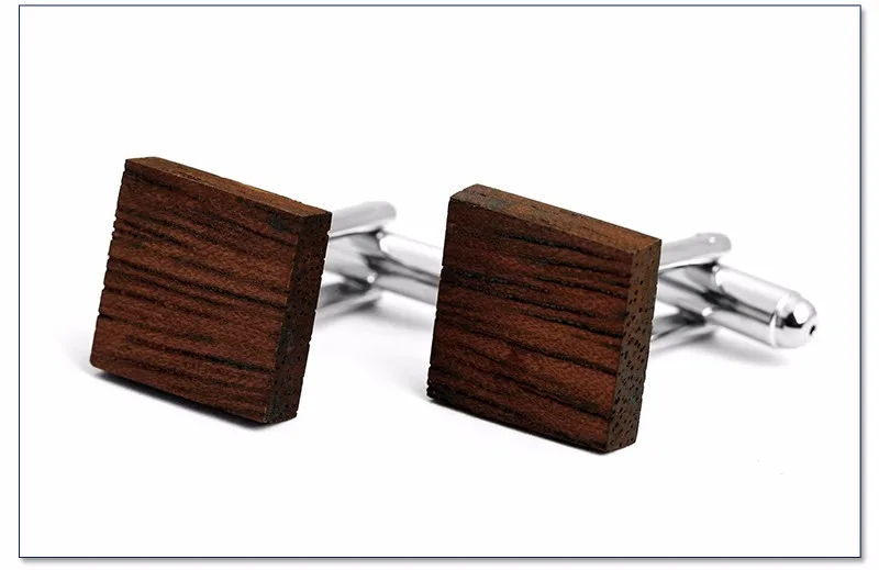 Wholesale Classical Wood Cufflinks Clasps Bamboo Cufflinks Fashion Men ...