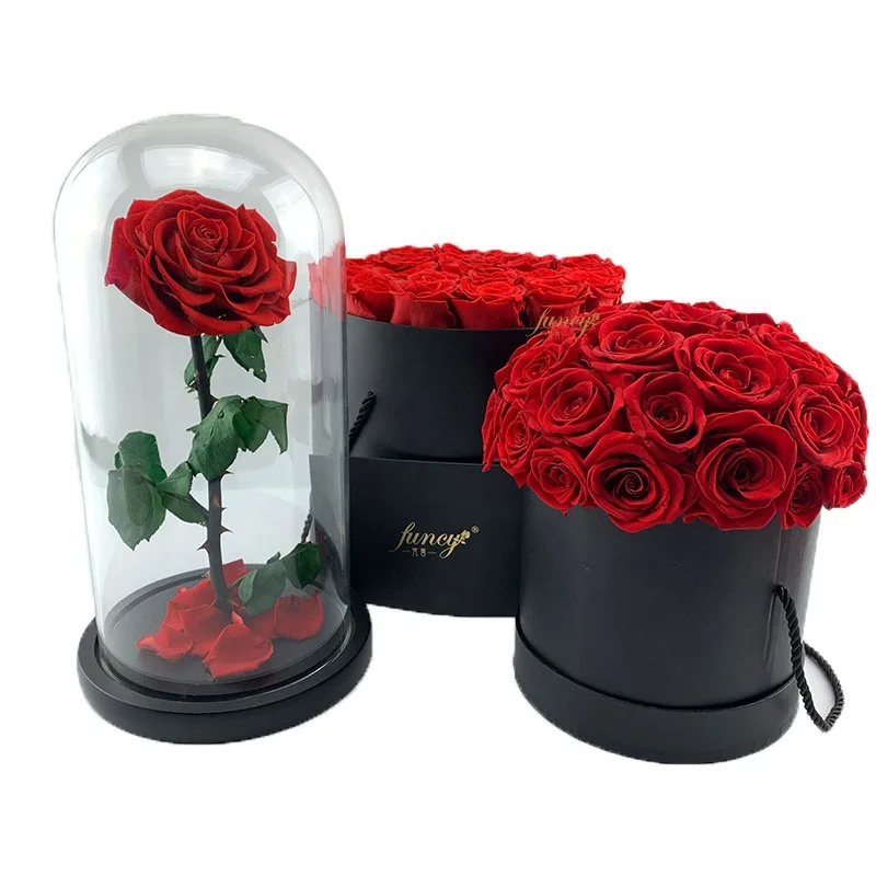 Hot Selling High Quality Wedding Gift Eternal Rose Box Preserved ...