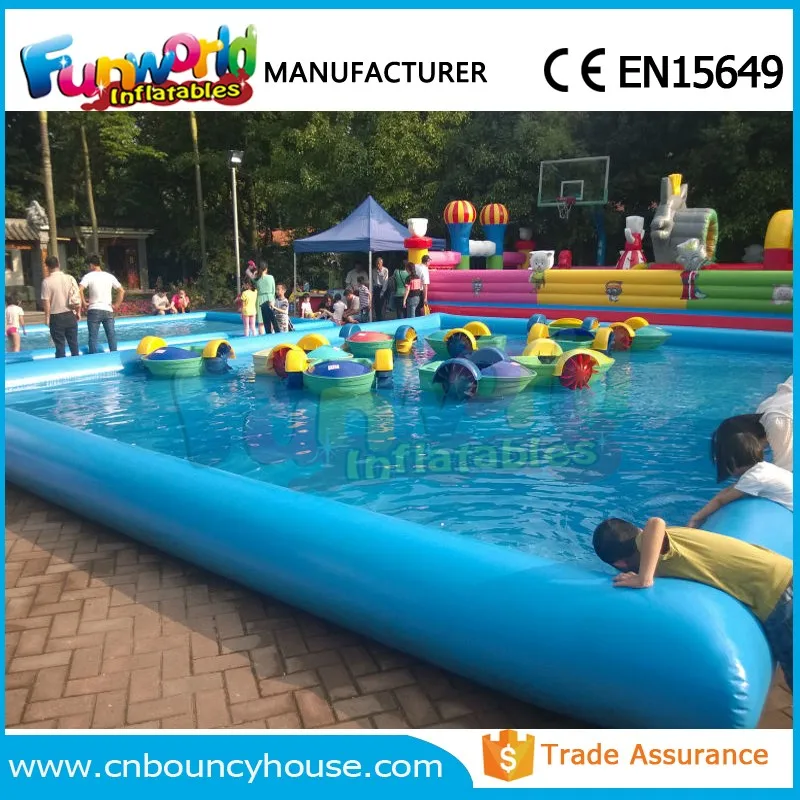 Giant Square Plastic Pool - Durable Inflatable Swimming Pool